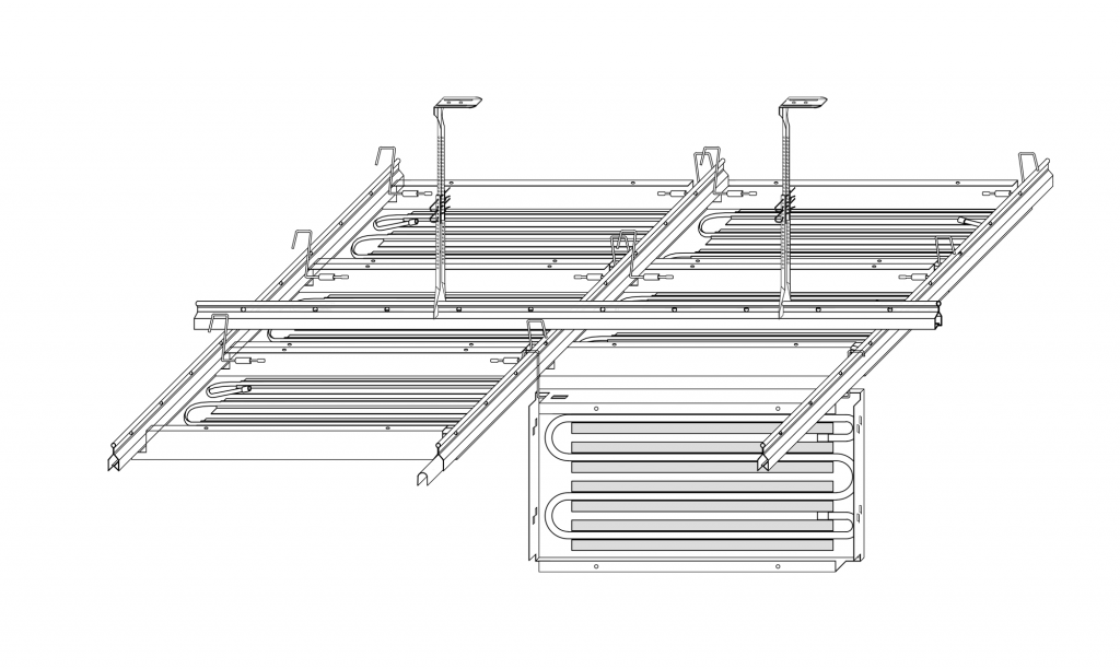 Chilled ceiling system – Clip-in/hinge-down tile - GENEX-Vertrieb Ltd ...