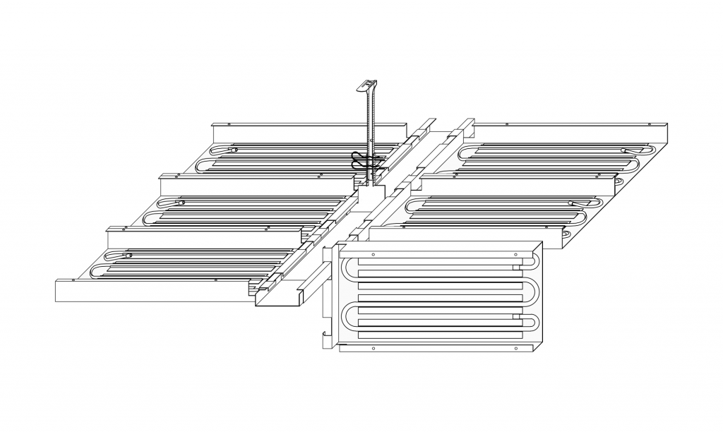 Kühldeckensystem-Bandraster - GENEX-Vertrieb Ltd. & Co. KG